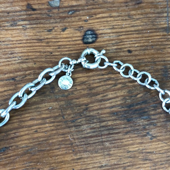 J. Crew | Jewelry | J Crew White And Silver Necklace | Poshmark